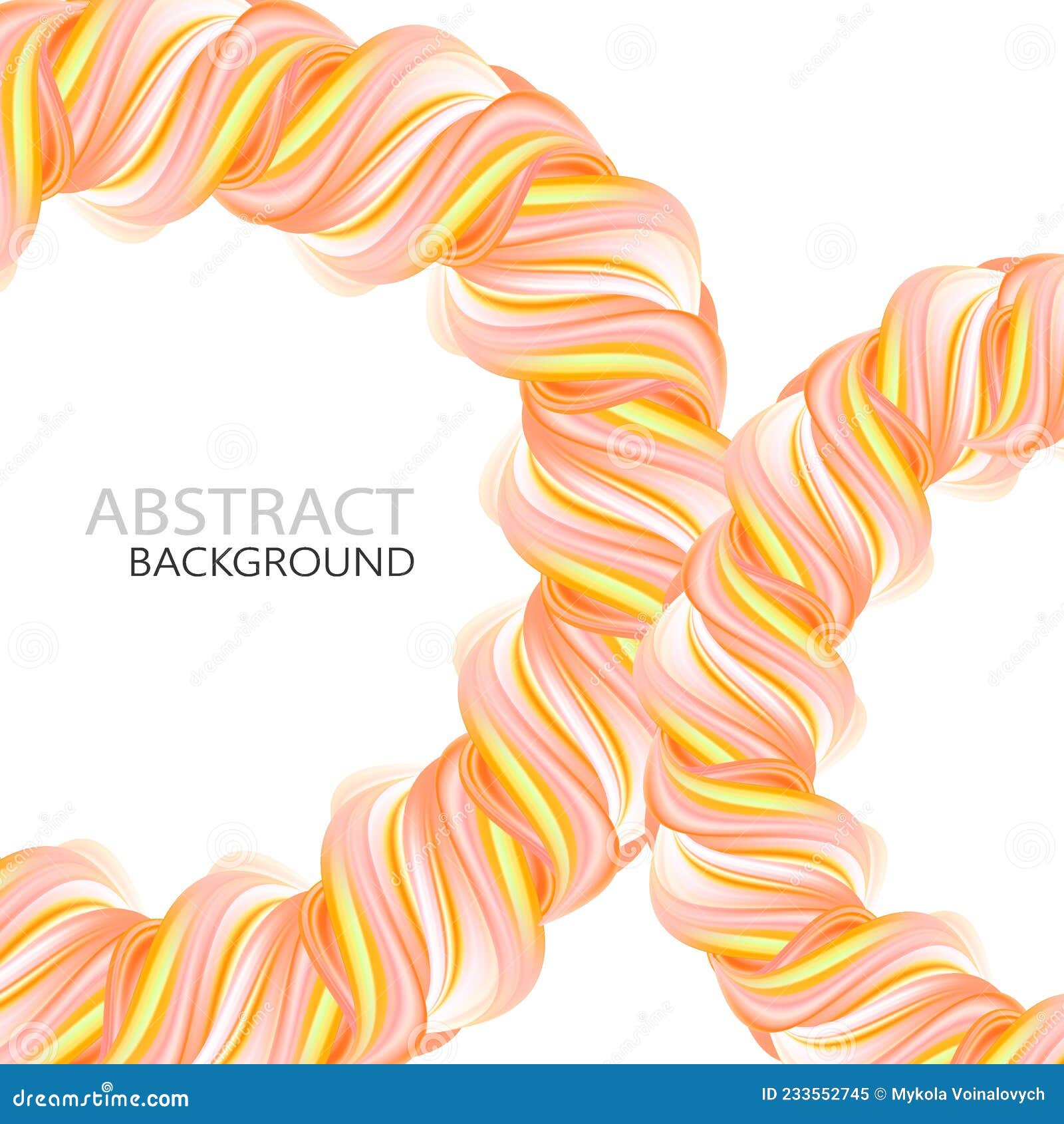 Abstract Orange Creative Circle Design on White Background, Brochure ...