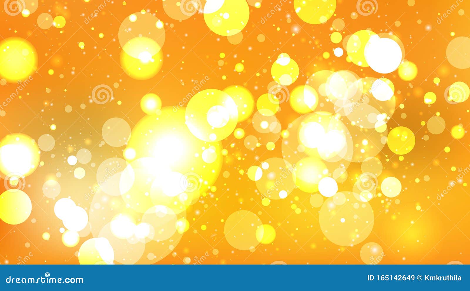 Abstract Orange Defocused Lights Background Stock Vector - Illustration ...