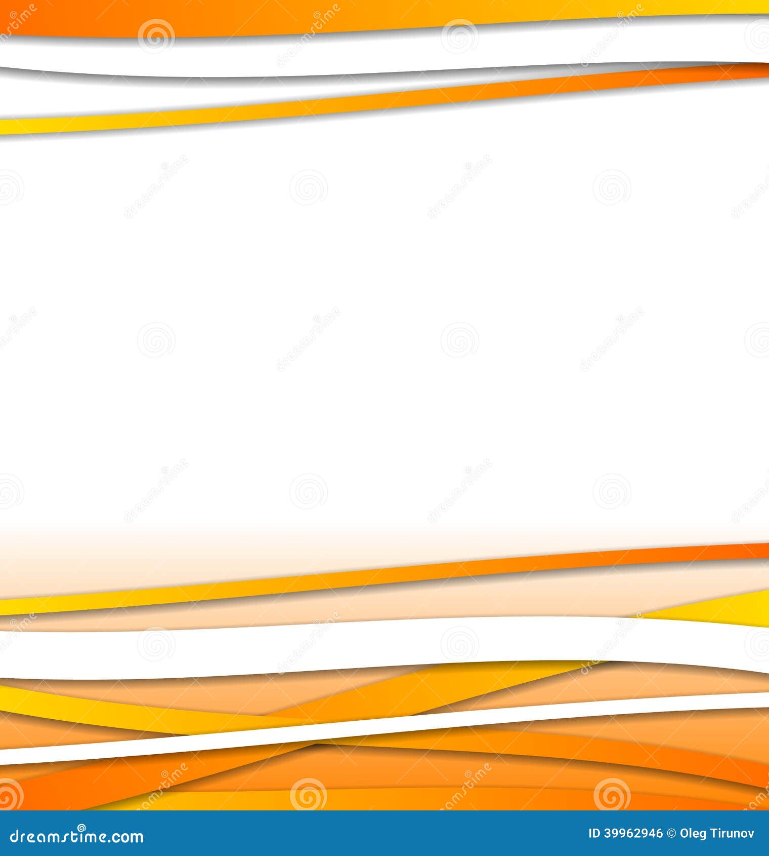 Abstract Orange Design Template with Lines Stock Vector - Illustration ...