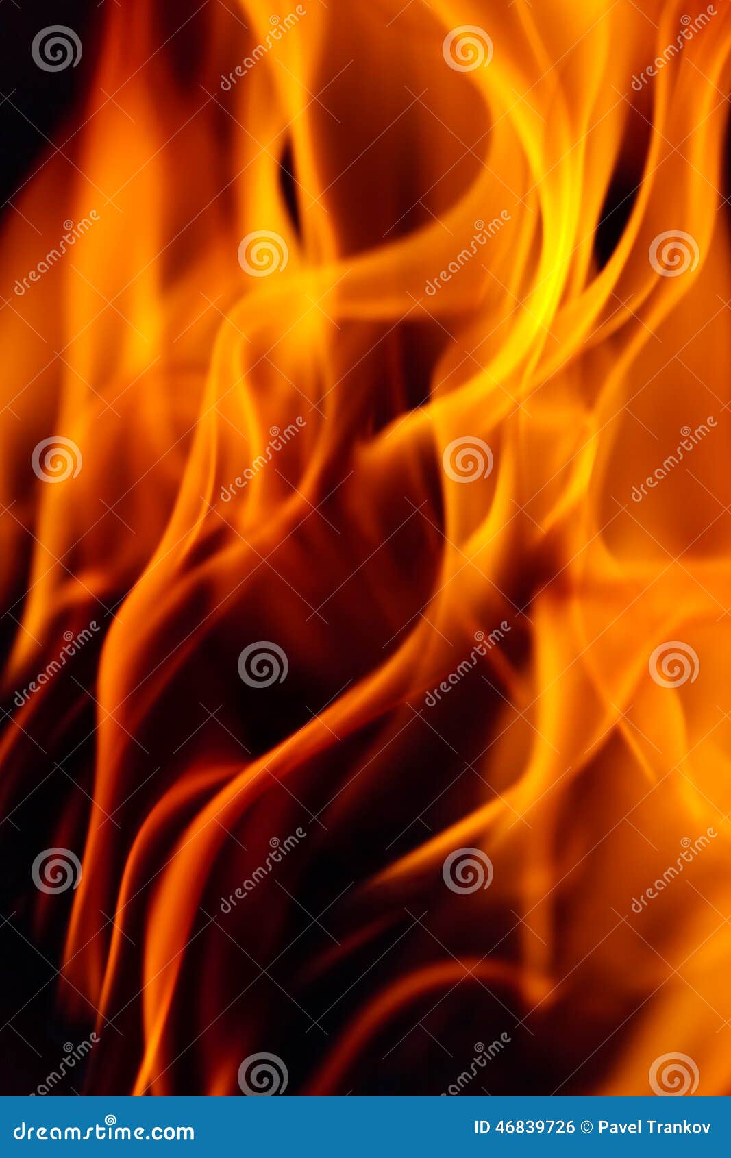 Abstract Orange Fiery Wave Background. Stock Photo - Image of burn ...