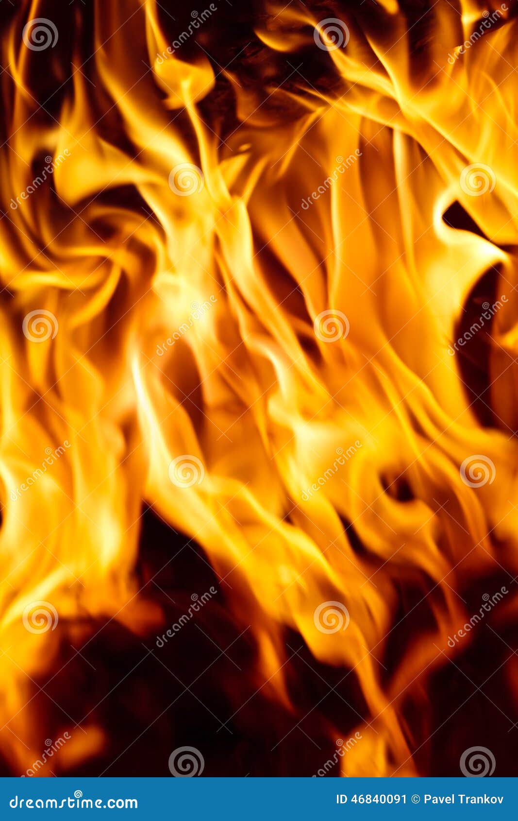 Abstract Orange Fiery Wave Background. Stock Image - Image of bright ...