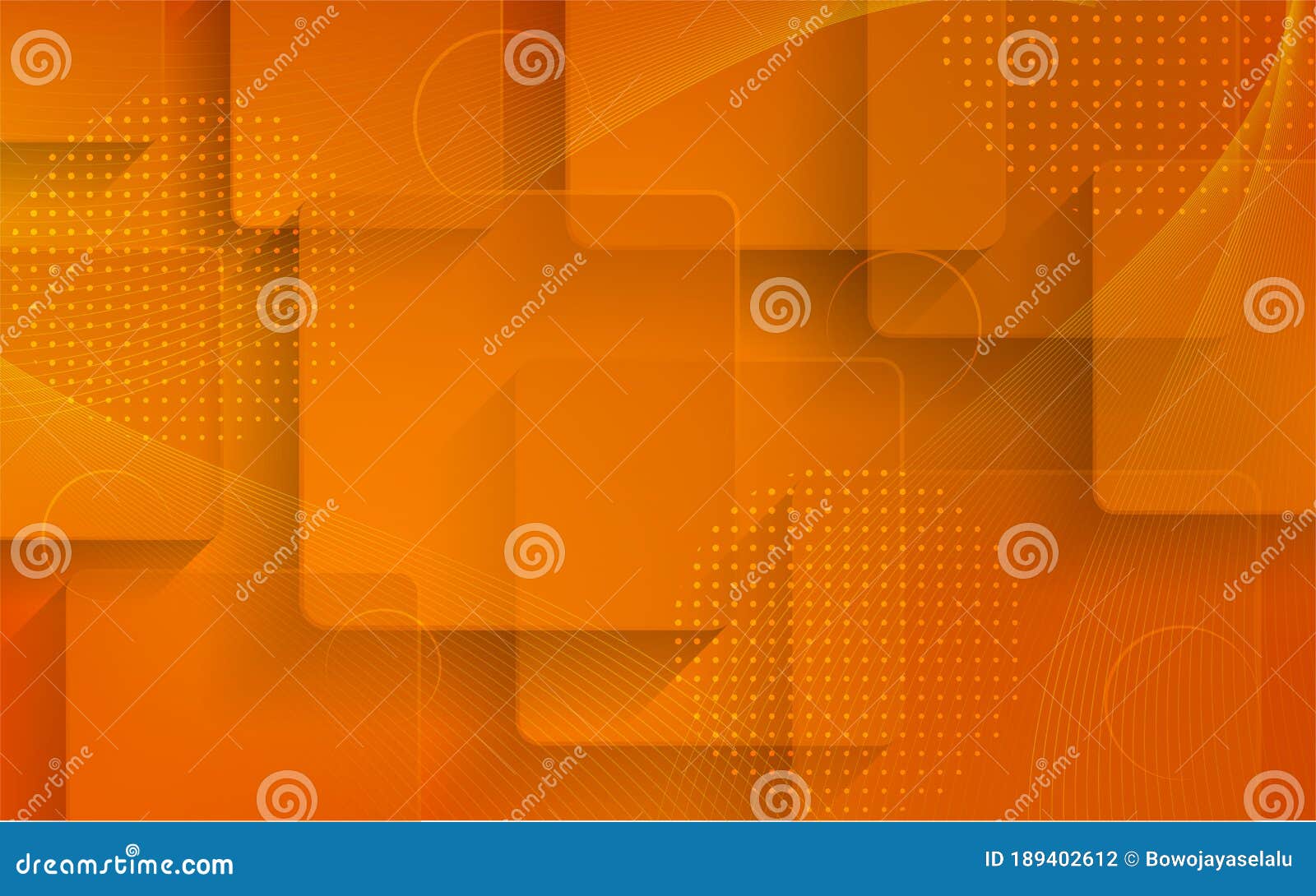 Abstract Orange Geometry Modern Background Design Stock Vector ...