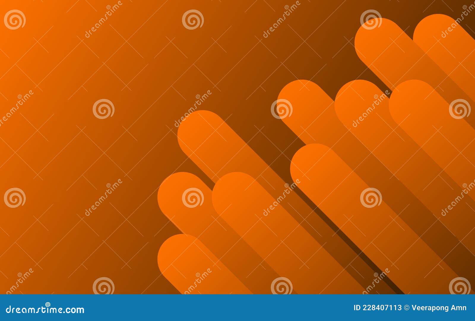 Abstract Orange Gradient Background, Orange Curve Line Shape ...