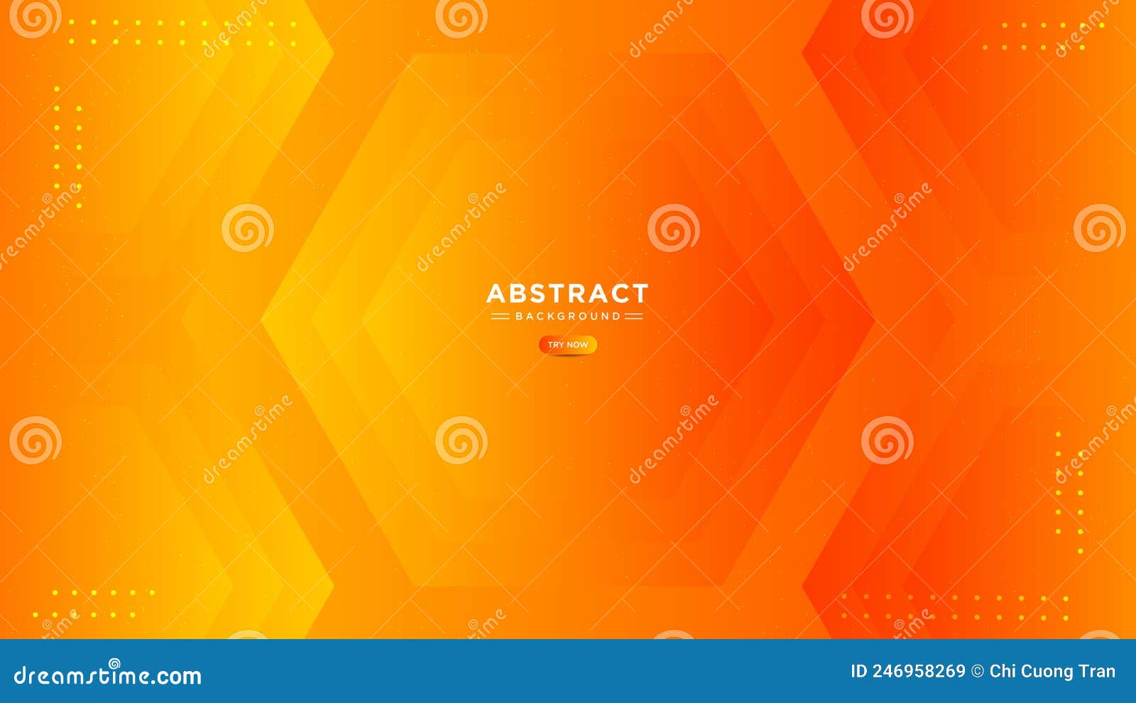 Abstract Orange Gradient Background Trendy Simple Polygonal Shape Stock ...