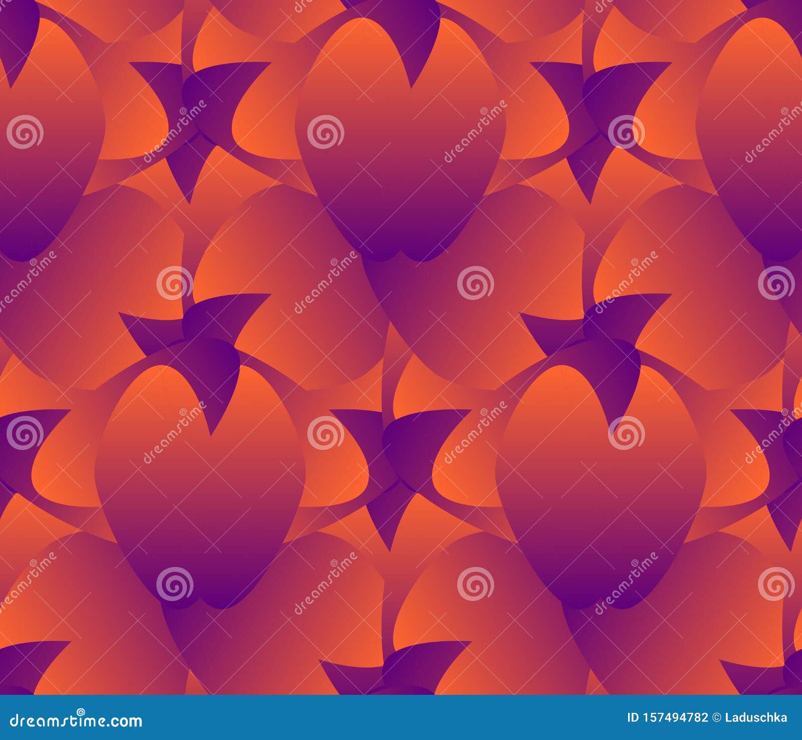 Abstract Orange Gradient Fruit Pattern. Stock Vector - Illustration of ...