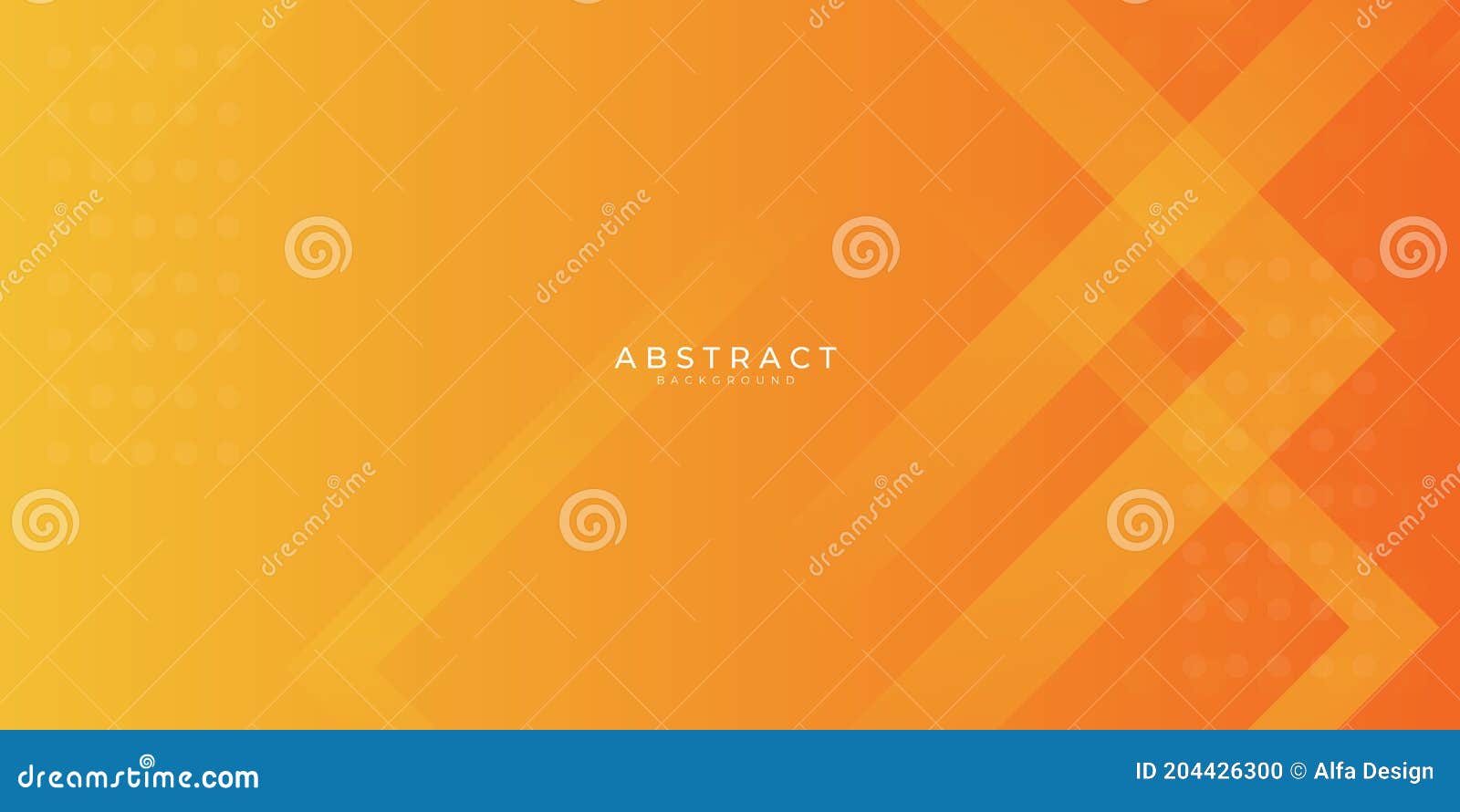 Abstract Orange Gradient Geometric Shape Background with Dynamic ...