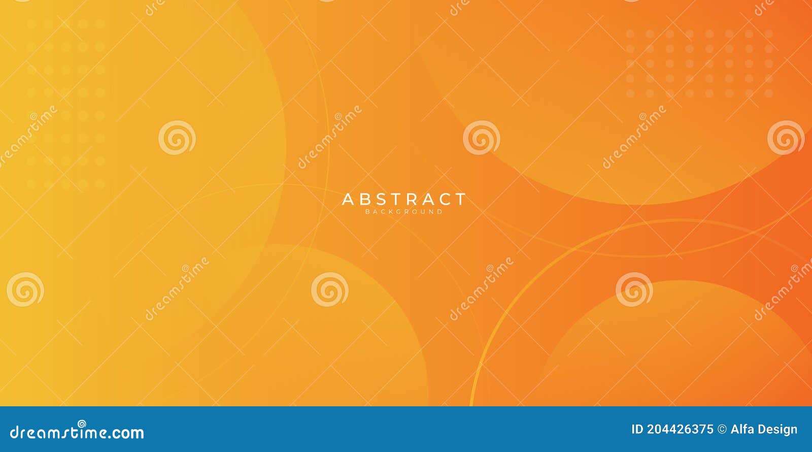 Abstract Orange Gradient Geometric Shape Background with Dynamic ...
