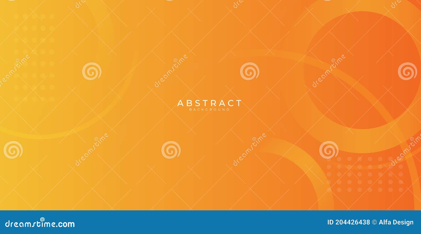 Abstract Orange Gradient Geometric Shape Background with Dynamic ...