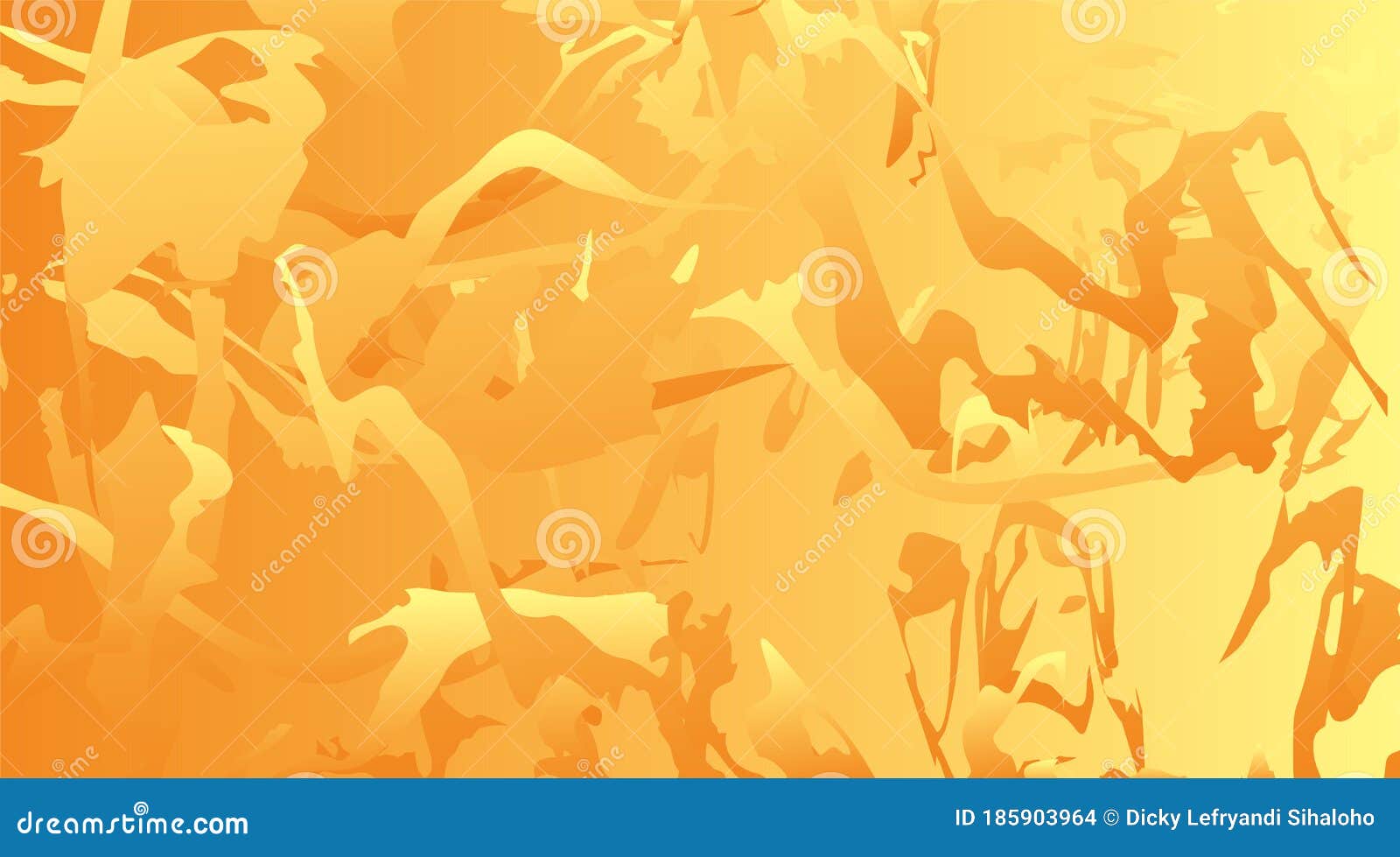 Abstract Orange Gradient Splatter Painting Background. Vector ...