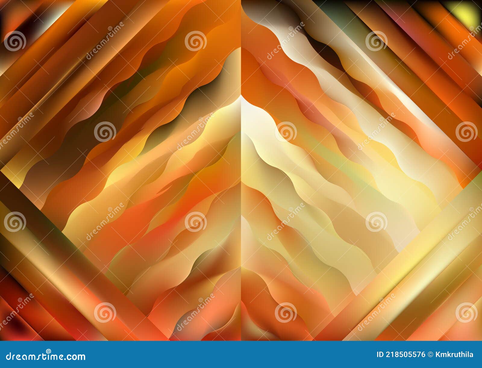 Abstract Orange Graphic Background Vector Image Stock Vector ...