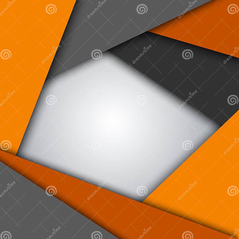 Abstract Orange Gray Triangles Background Stock Vector - Illustration of poster, layout: 71531619