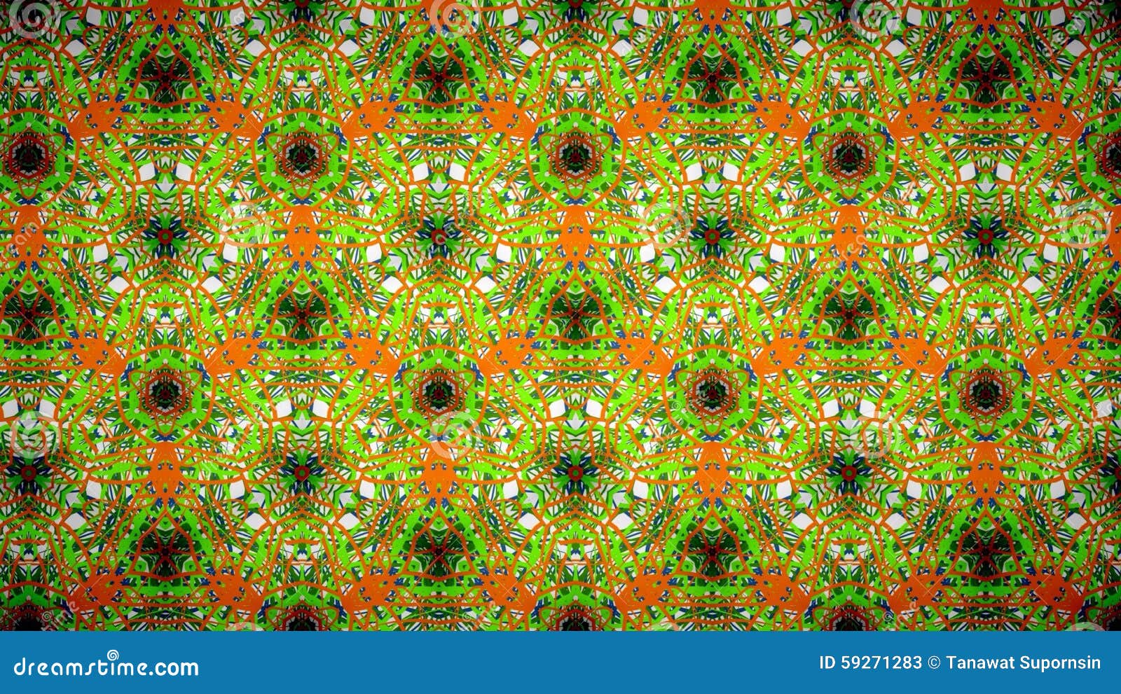 Abstract Orange Green Blue Pattern Wallpaper Stock Image - Image of ...