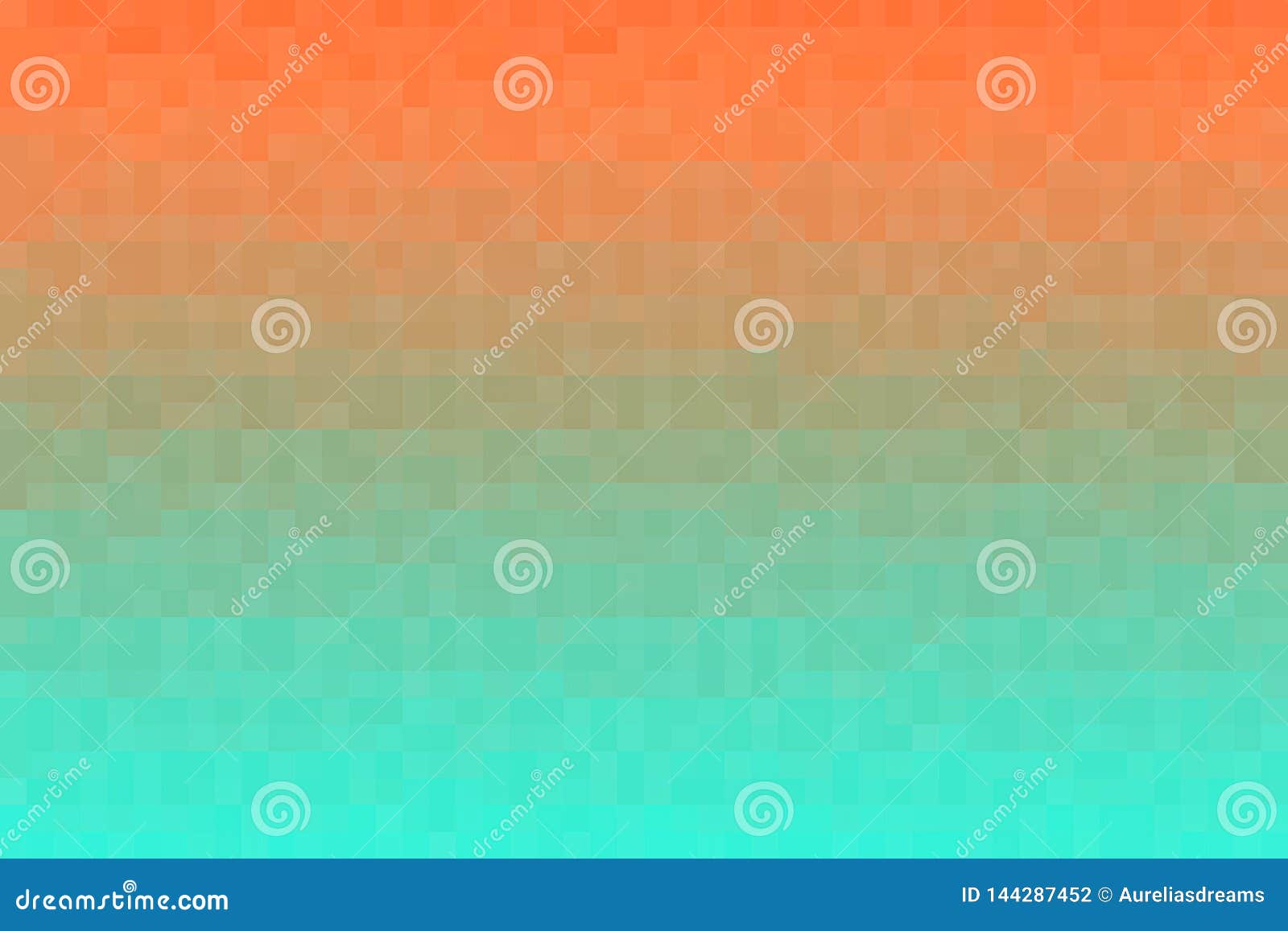 Abstract Orange and Green Gradient Background. Texture with Pixel ...