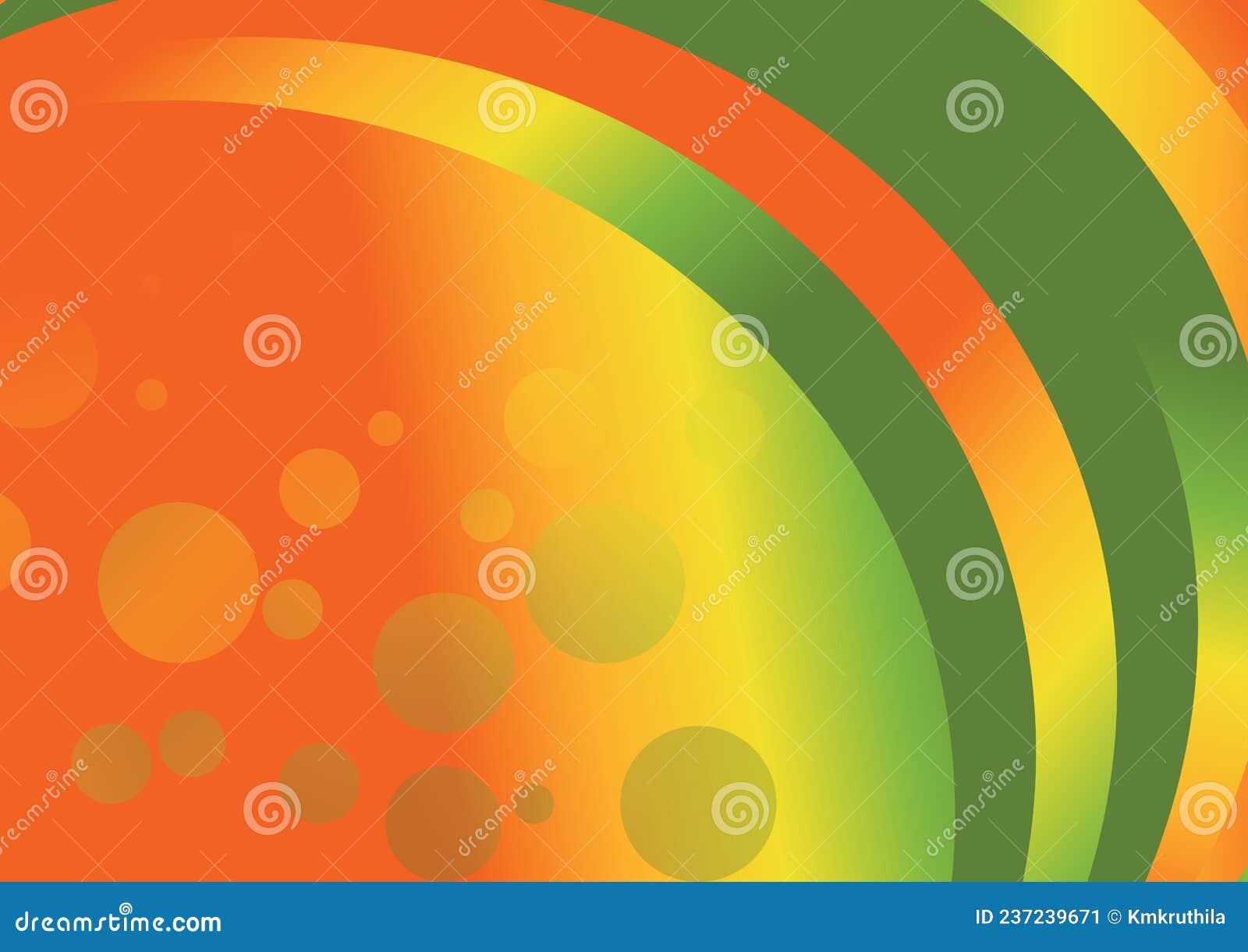 Abstract Orange and Green Gradient Background Vector Graphic Beautiful ...