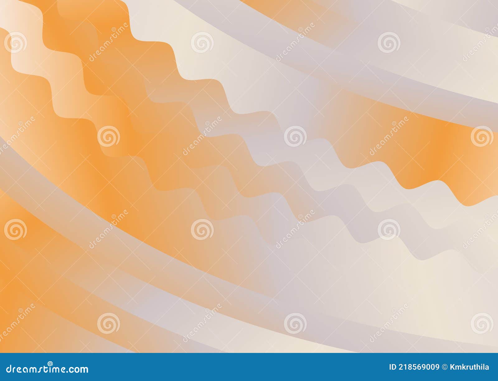Abstract Orange and Grey Gradient Wave Background Vector Art Stock ...