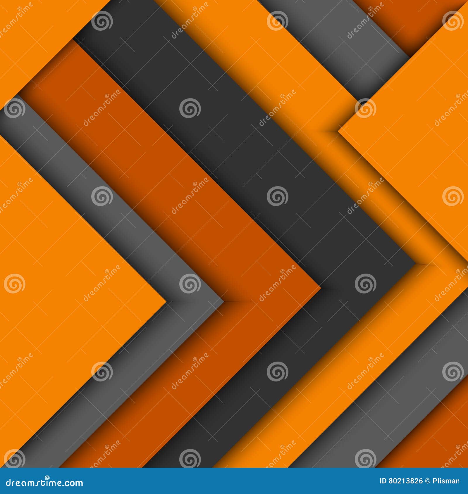 Abstract Orange Grey Triangles Background Stock Vector - Illustration of propagation, artwork ...