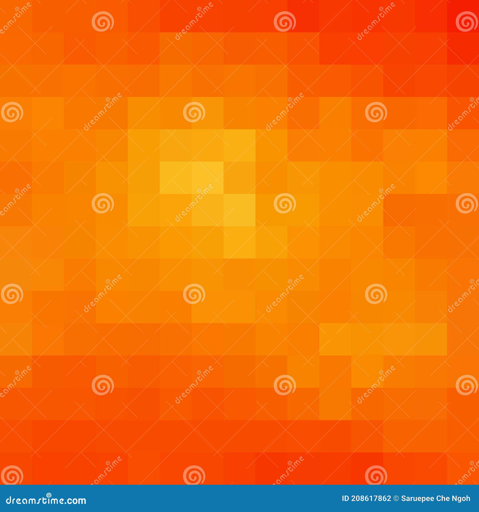 Abstract Orange Grid Mosaic Background, Modern Abstract Illustration ...