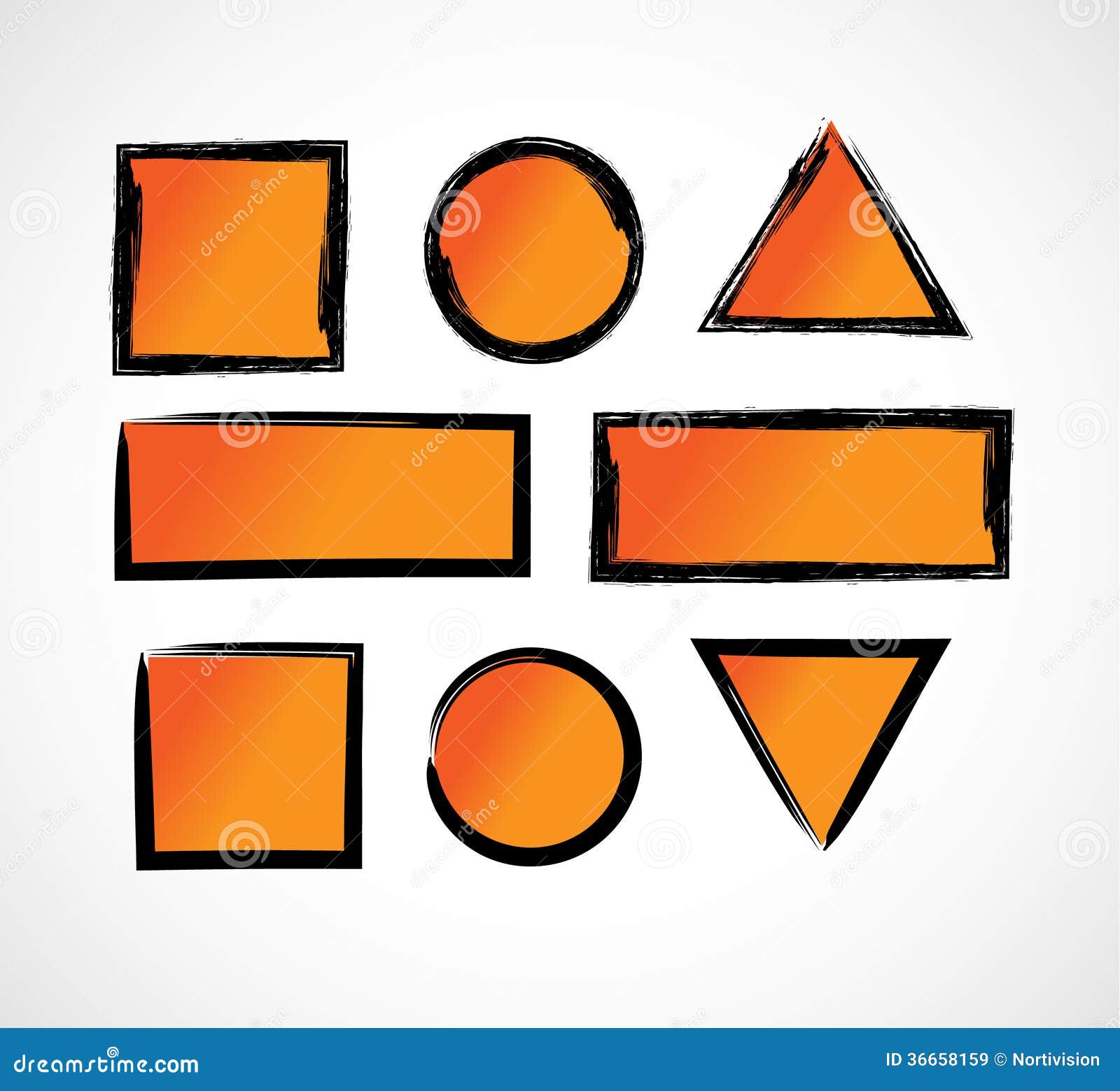 Orange Rectangle Shape