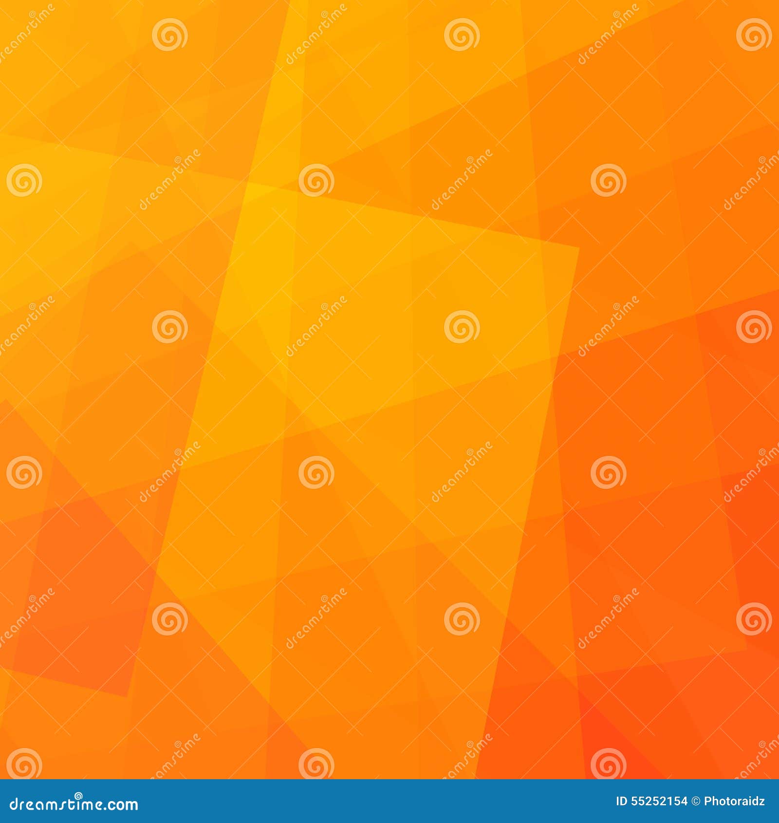 Abstract Orange Illustration with Rectangle. Illustration Stock ...