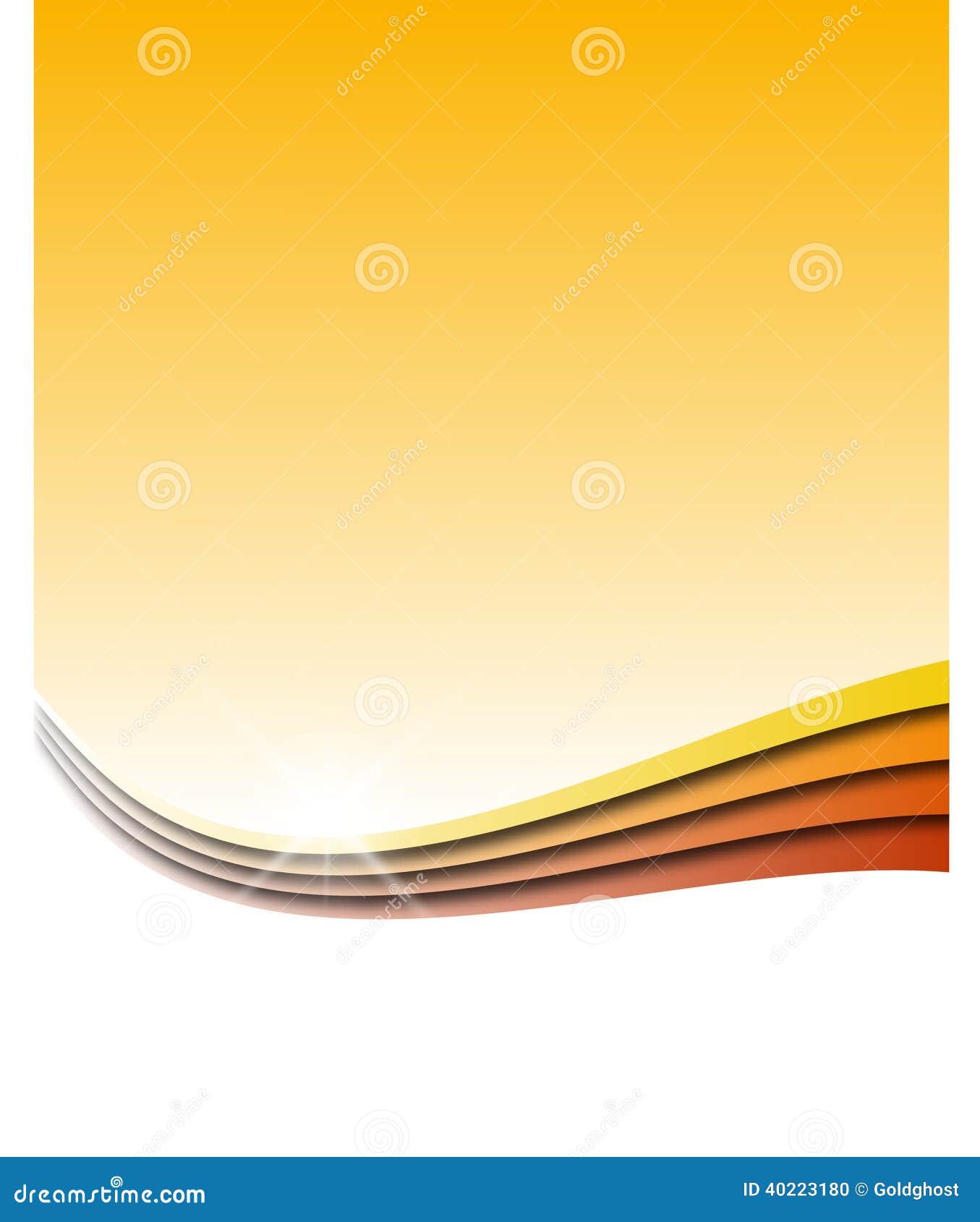 Abstract orange landscape stock vector. Illustration of background ...