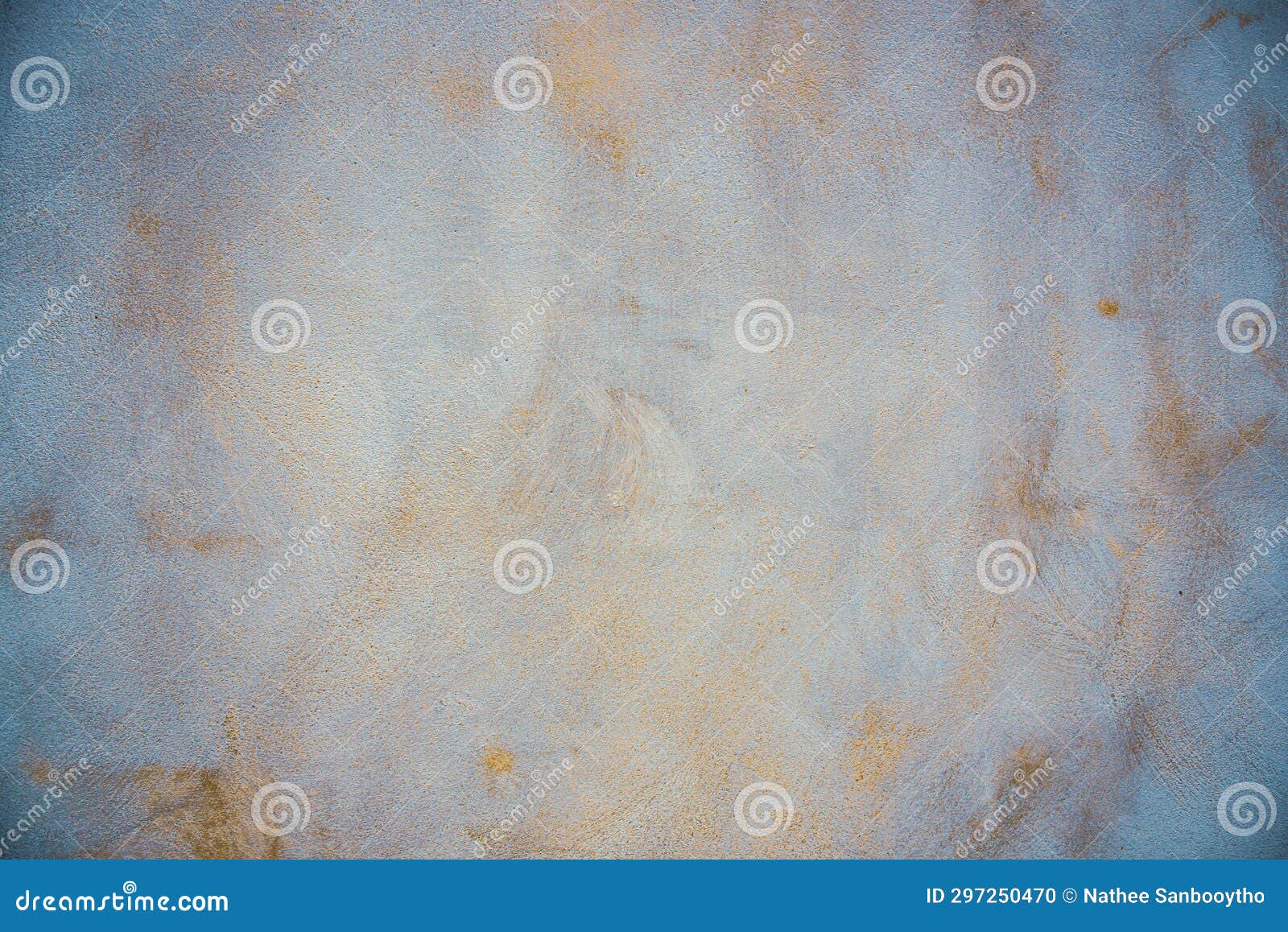 Abstract Orange and Light Blue Tone Stucco Wall Background in Cold Mood ...