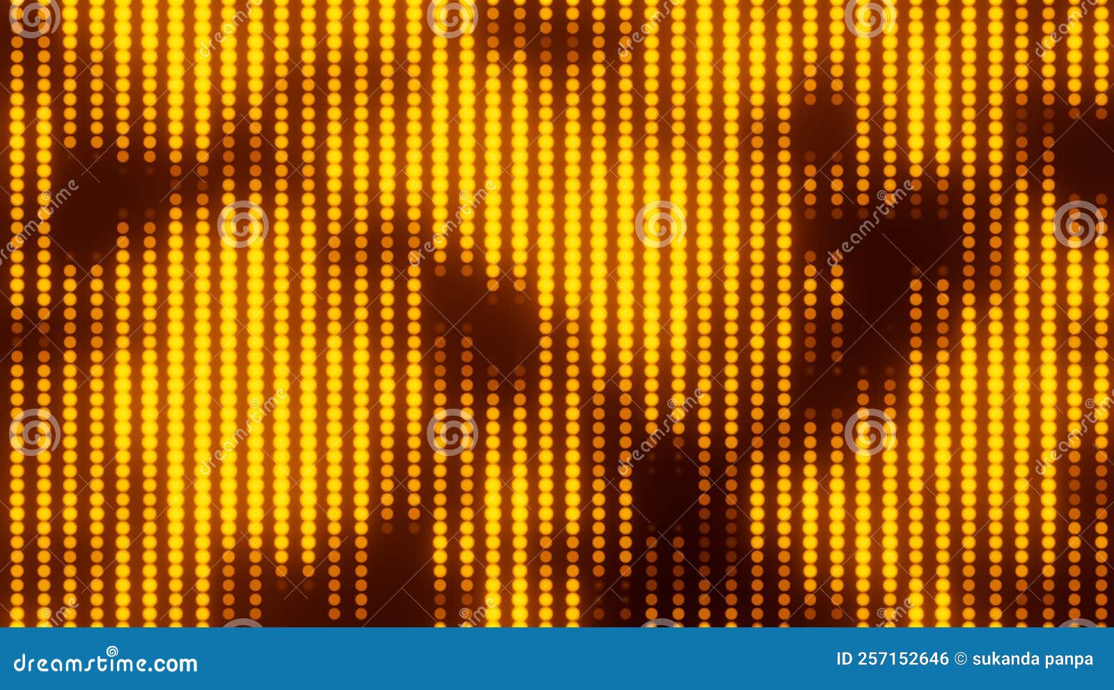 Abstract Orange Lights Bokeh Equalizer Bar Effect.Technology Particles ...