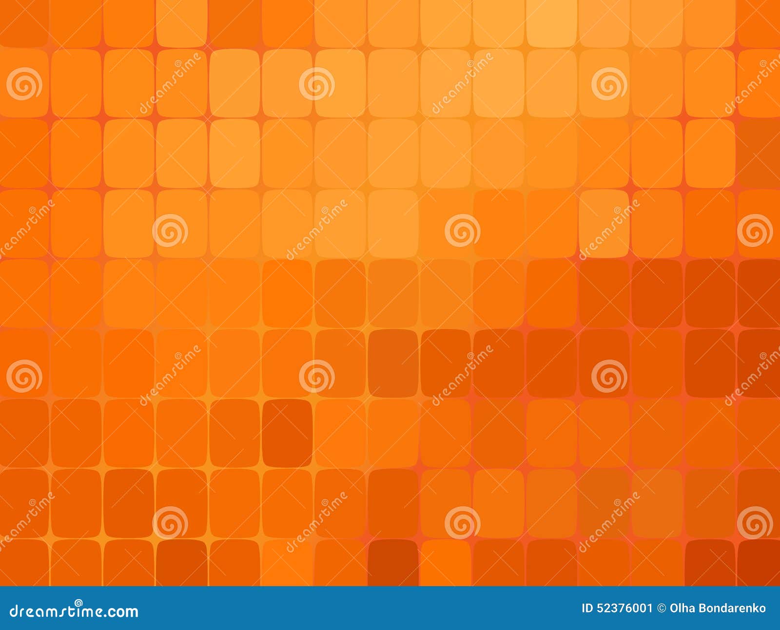 Abstract Orange Mosaic Background Stock Vector - Illustration of ...