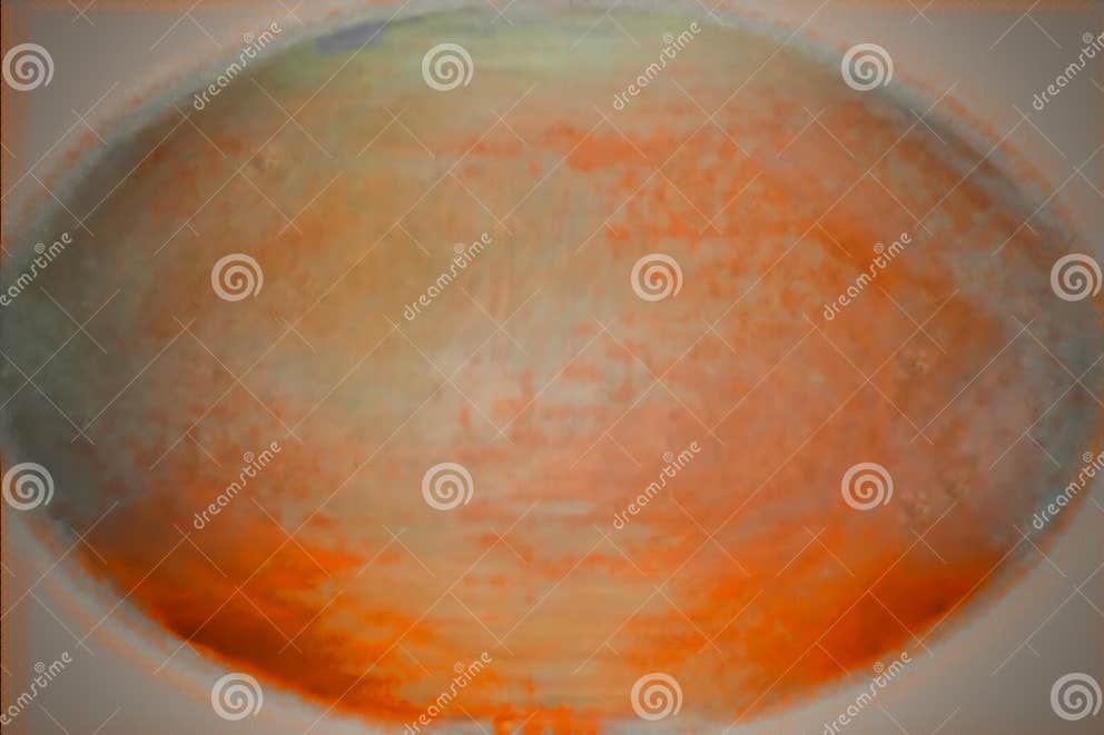 Abstract Orange Painted Oval Texture Background Stock Illustration ...