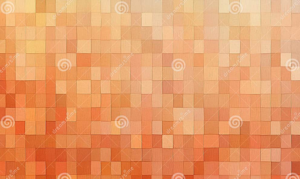 Abstract Orange Pixelated Background for Digital Design or Presentation ...