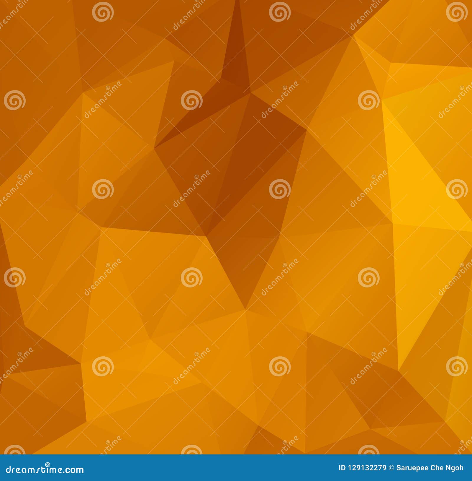 Abstract Orange Polygonal Mosaic Background, Creative Design Templates ...