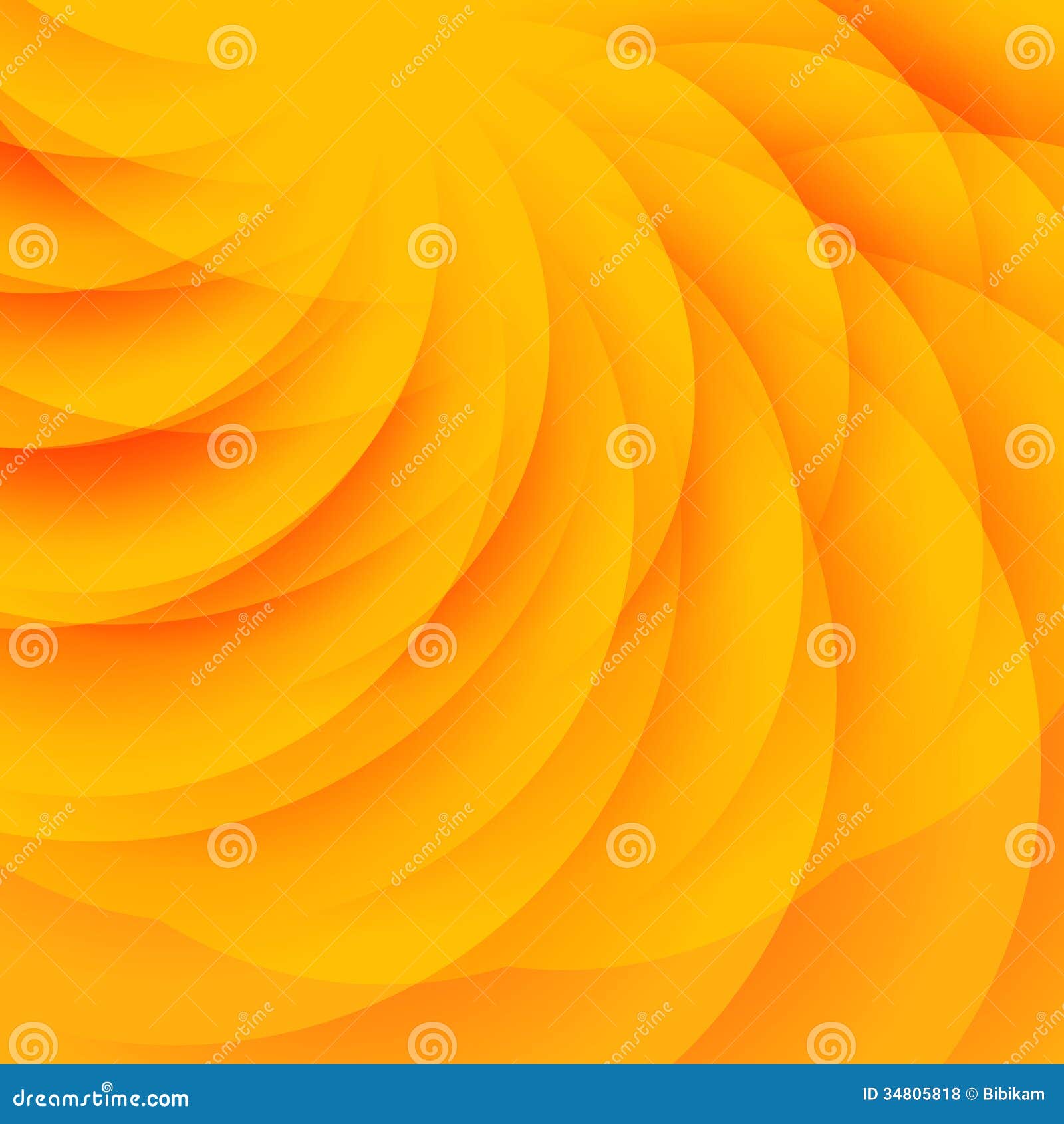 Abstract Orange Power Background Stock Vector - Illustration of ...