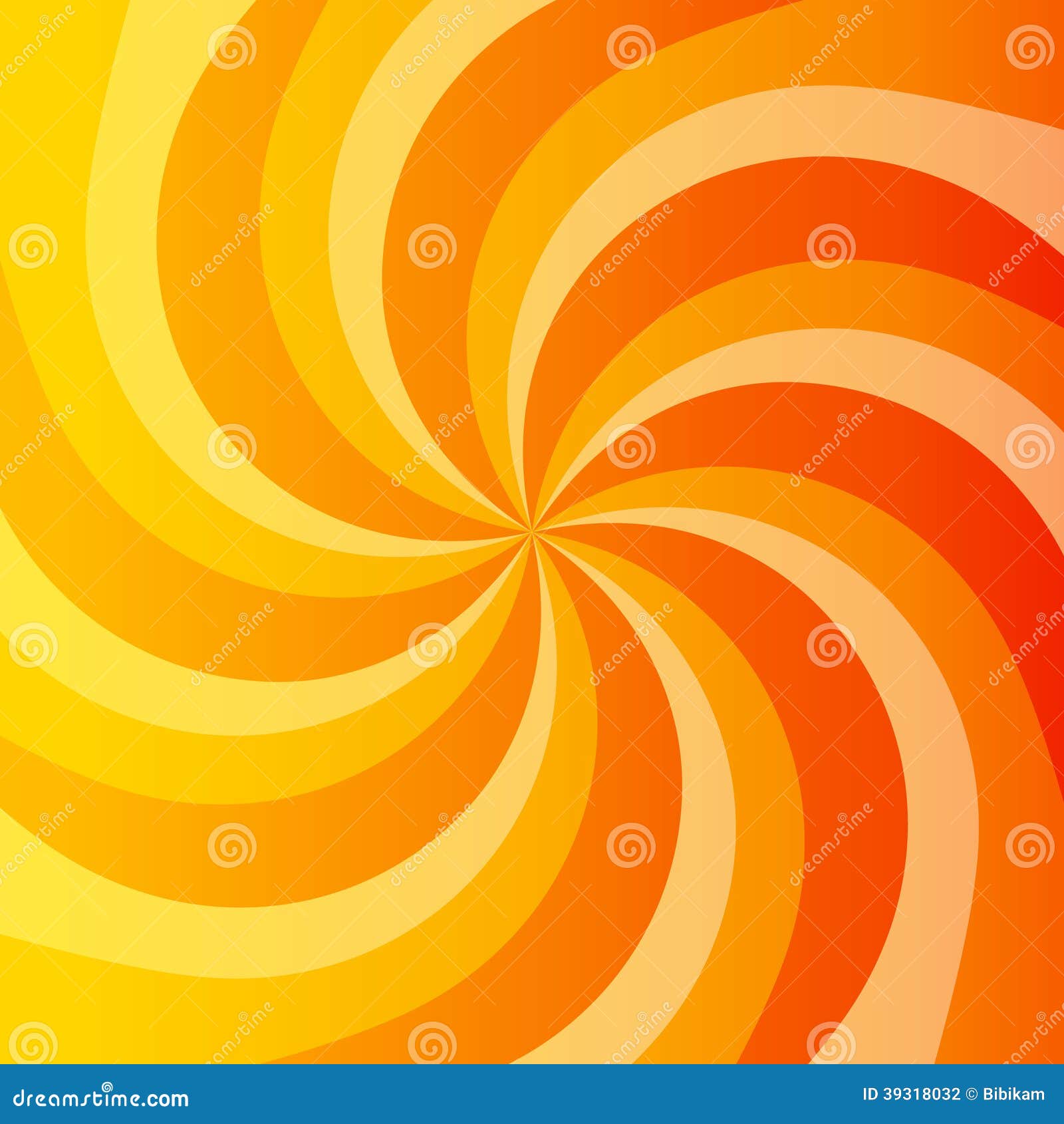 Abstract Orange Power Background Stock Vector - Illustration of ...