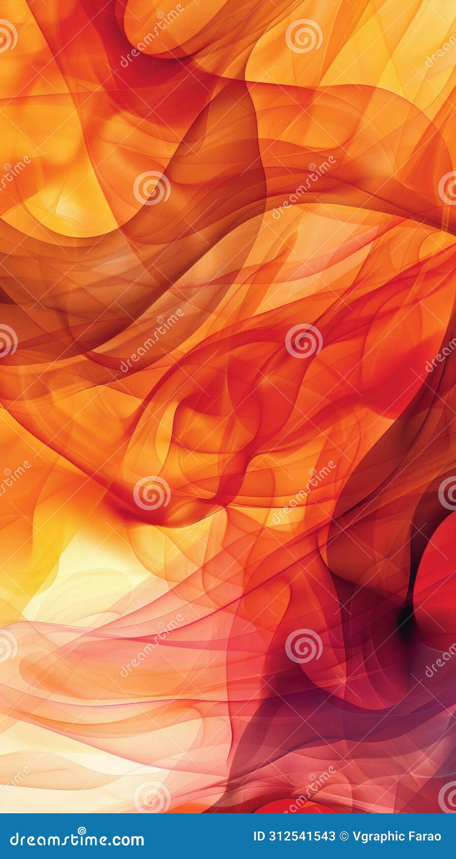 Abstract Orange and Red Wave Patterns Stock Image - Image of creative ...