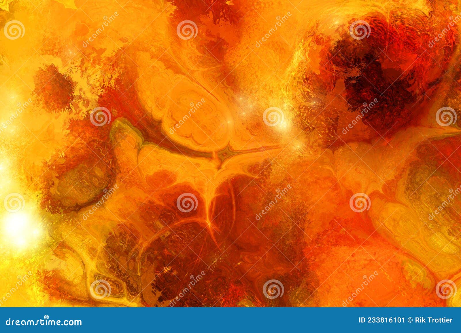 Orange Nebulae in Deep Space Stock Image - Image of explosions, orange ...