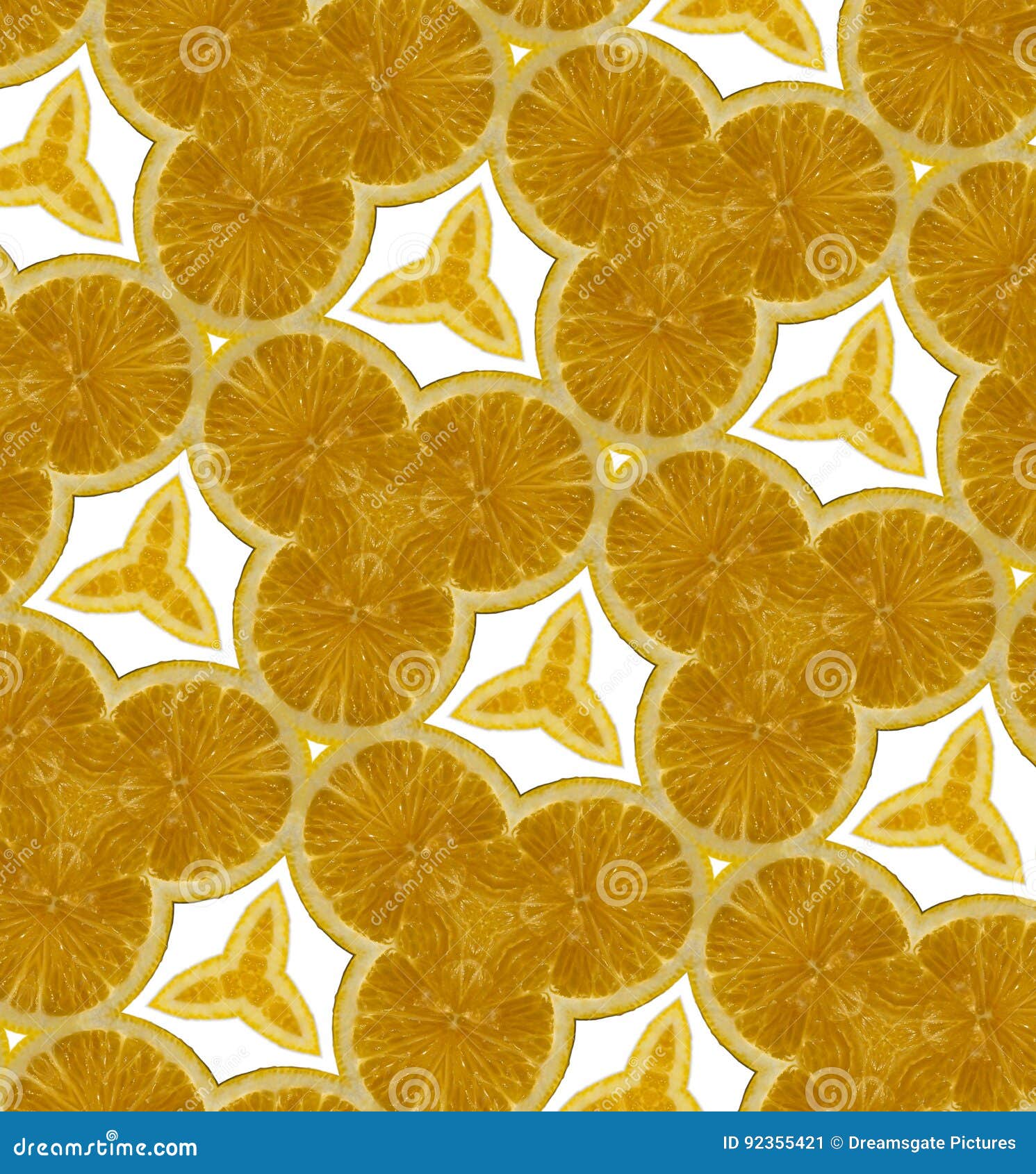 Abstract Orange Seamless Pattern Stock Image - Image of fresh ...