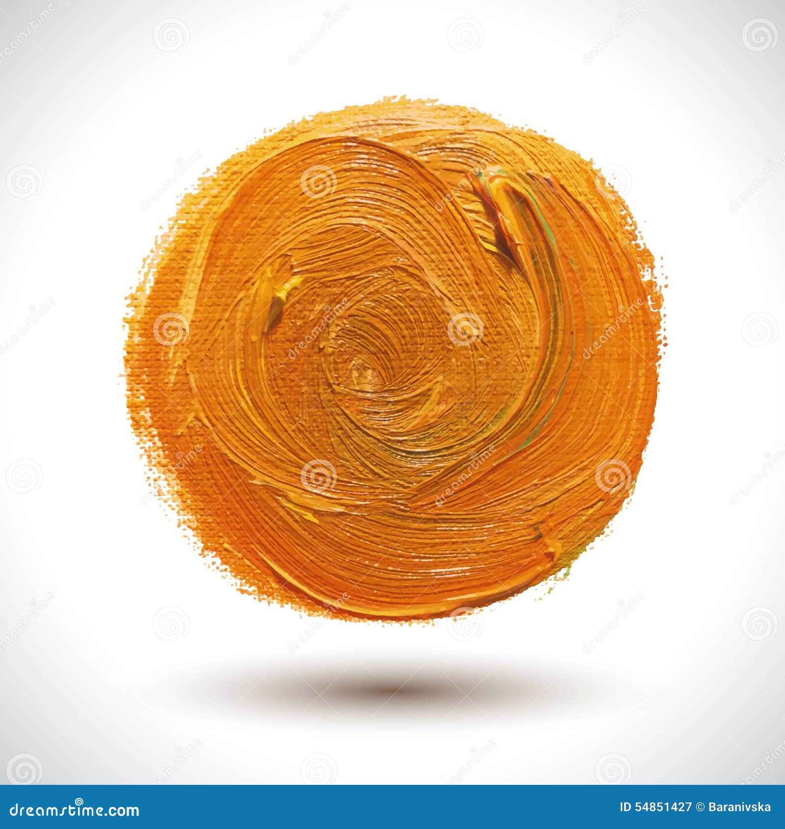 Abstract Orange Shape stock vector. Illustration of artistic - 54851427