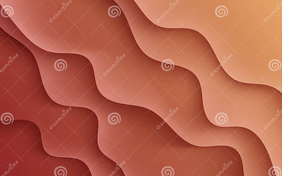 Abstract Orange Soft Diagonal Shape Light and Shadow Wavy Background ...