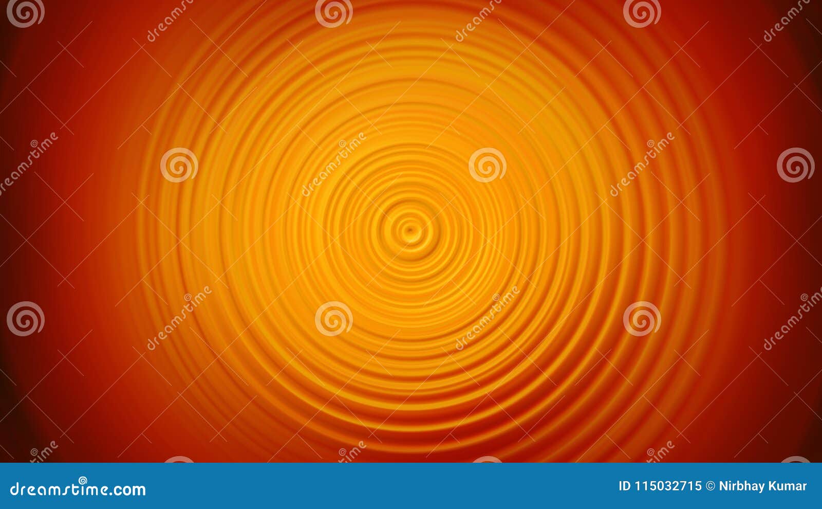 Abstract Orange Spin Circle Radial Motion Blur Background Stock ...