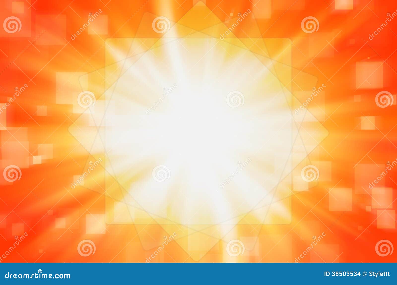 Abstract Orange with Square Background. Stock Illustration ...