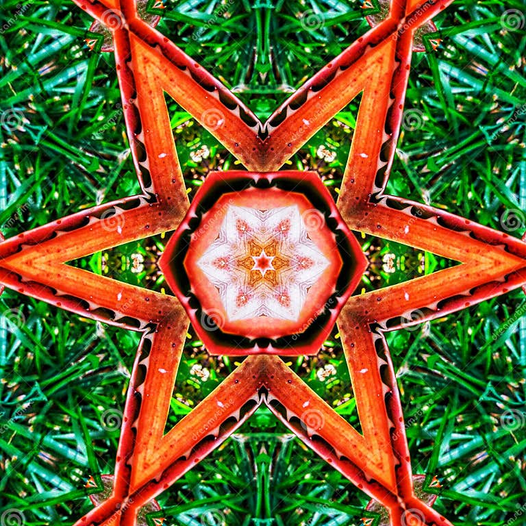 Abstract Orange Star Pattern Background Texture Stock Illustration ...