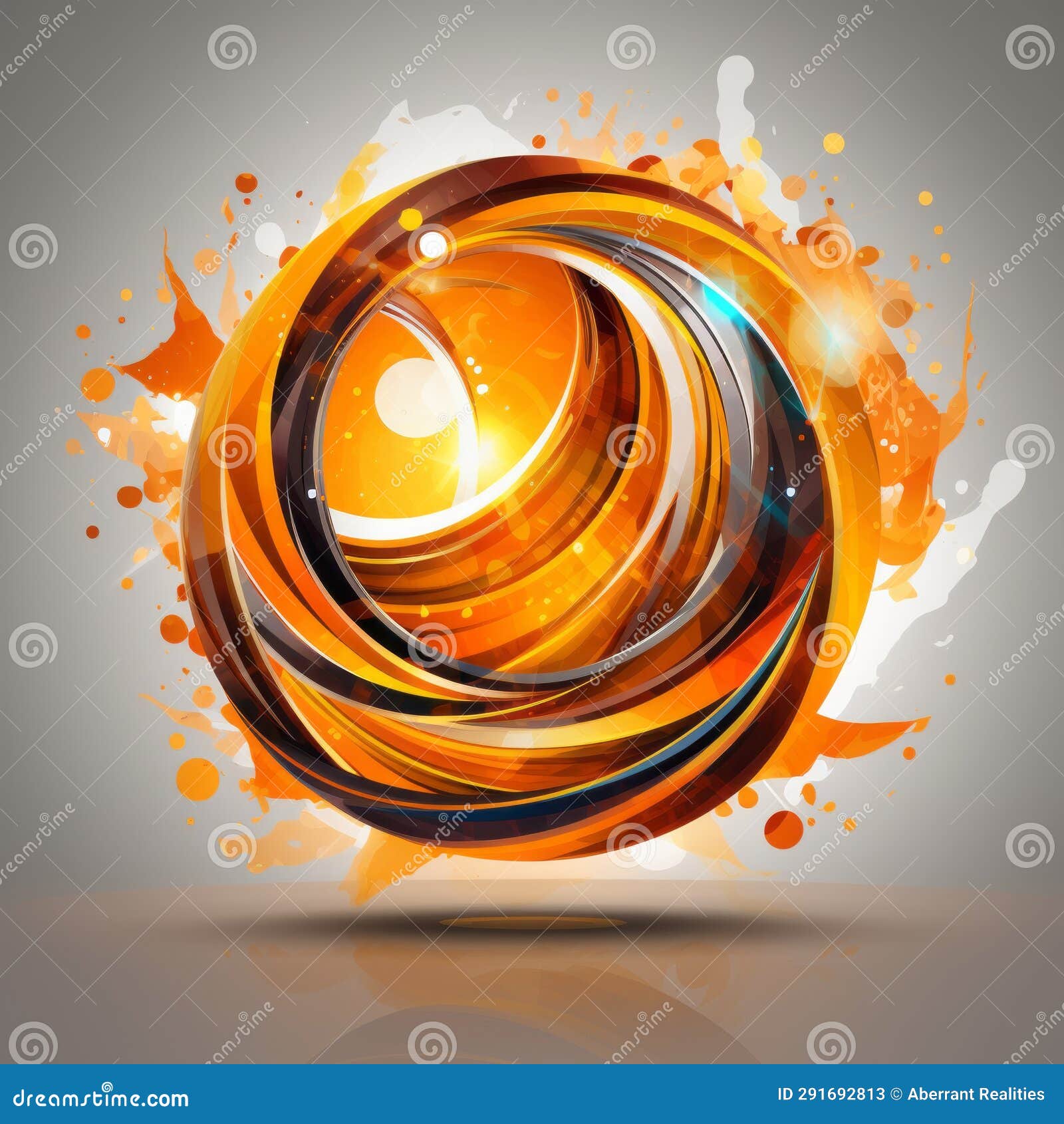 Abstract Orange Swirl Background Vector Illustration Stock Illustration ... Abstract Orange Swirl Background Vector Illustration Stock Illustration ...