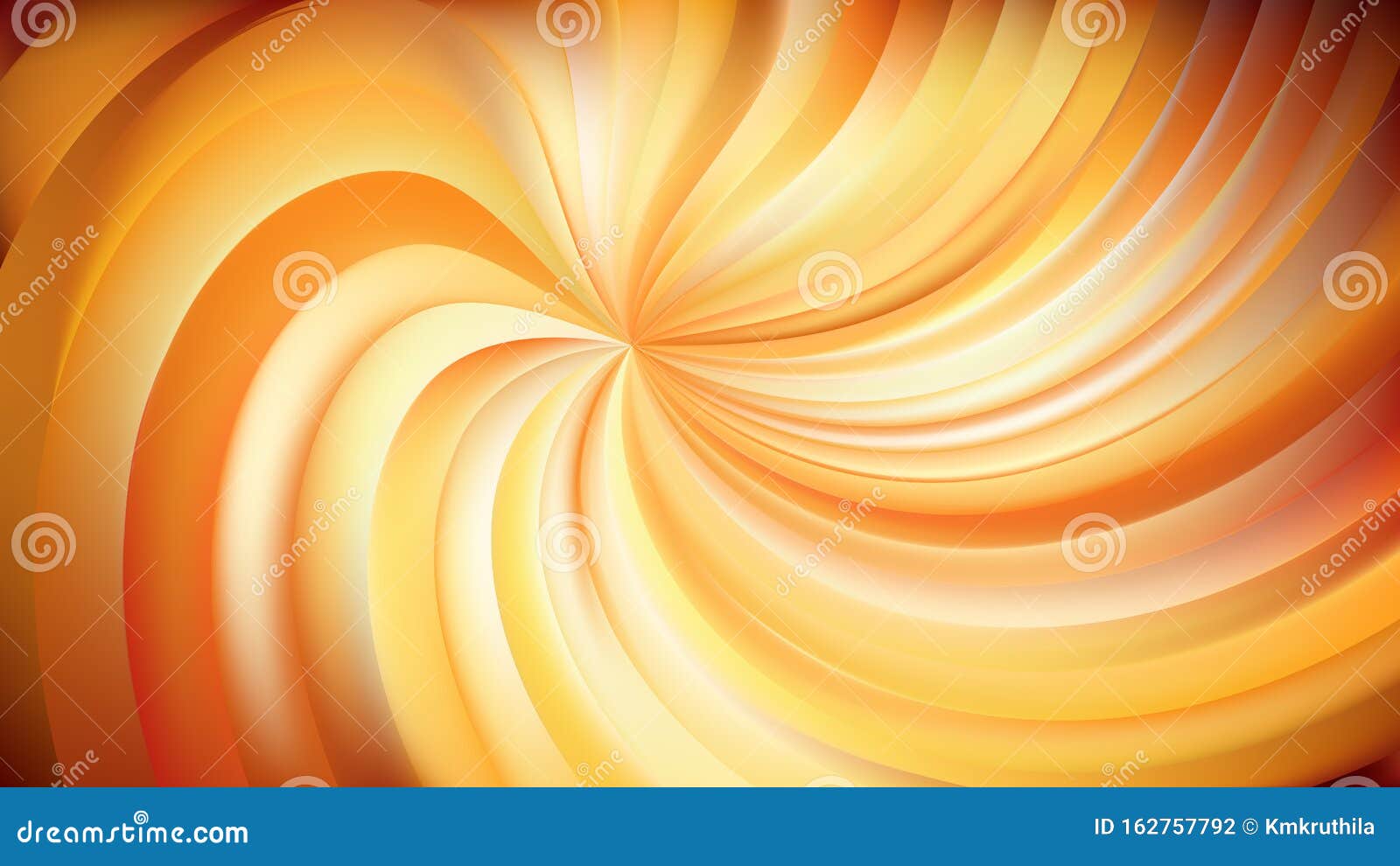Abstract Orange Swirl Background Vector Image Stock Vector ...