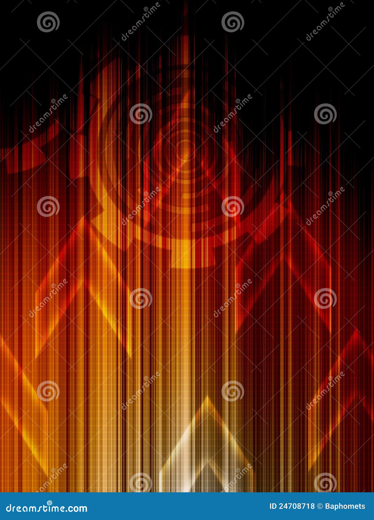 Abstract Orange Technology Background. Stock Illustration ...