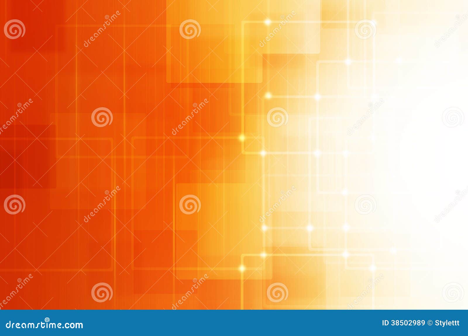 Abstract Orange Technology Background. Stock Illustration ...