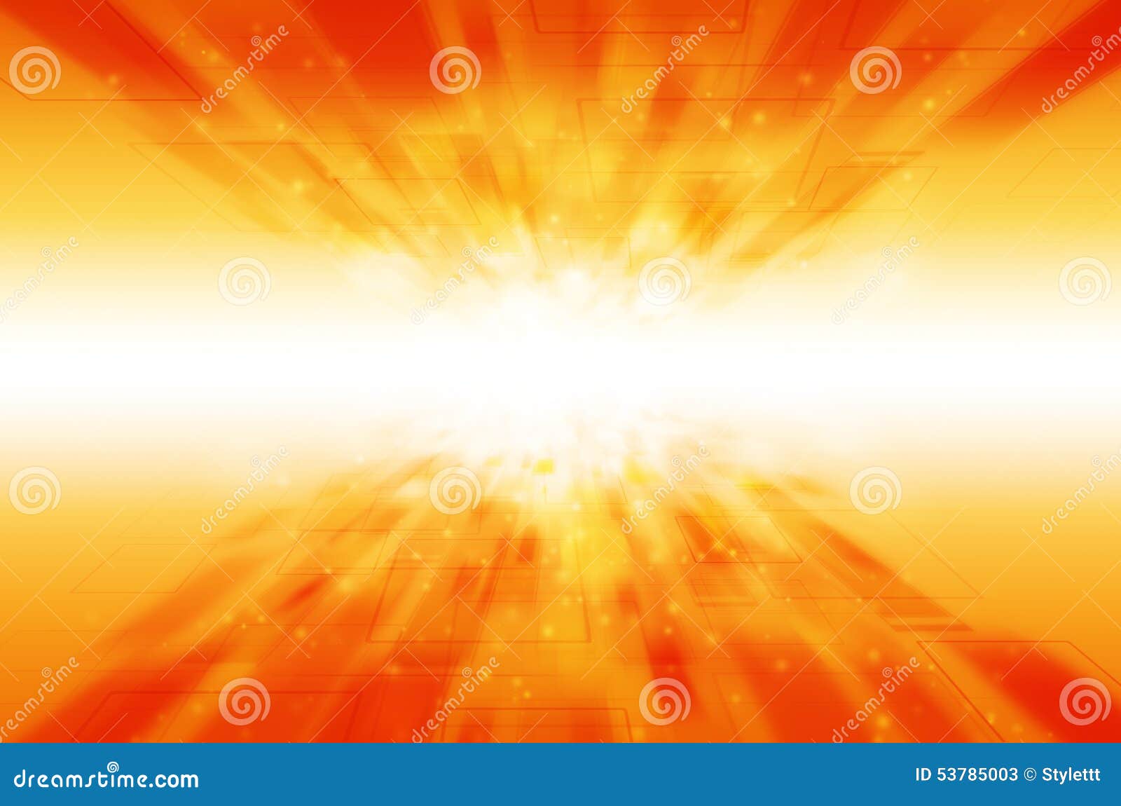 Abstract Orange Technology Background. Stock Illustration ...