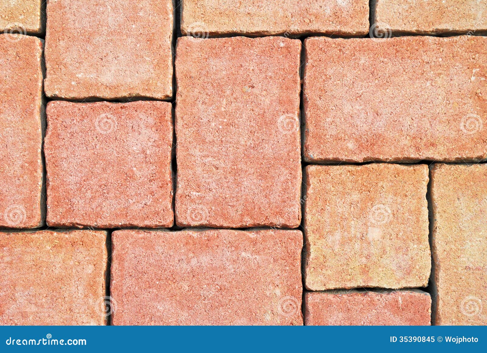 Abstract Orange Tiled Paving Texture Stock Image - Image of outside ...