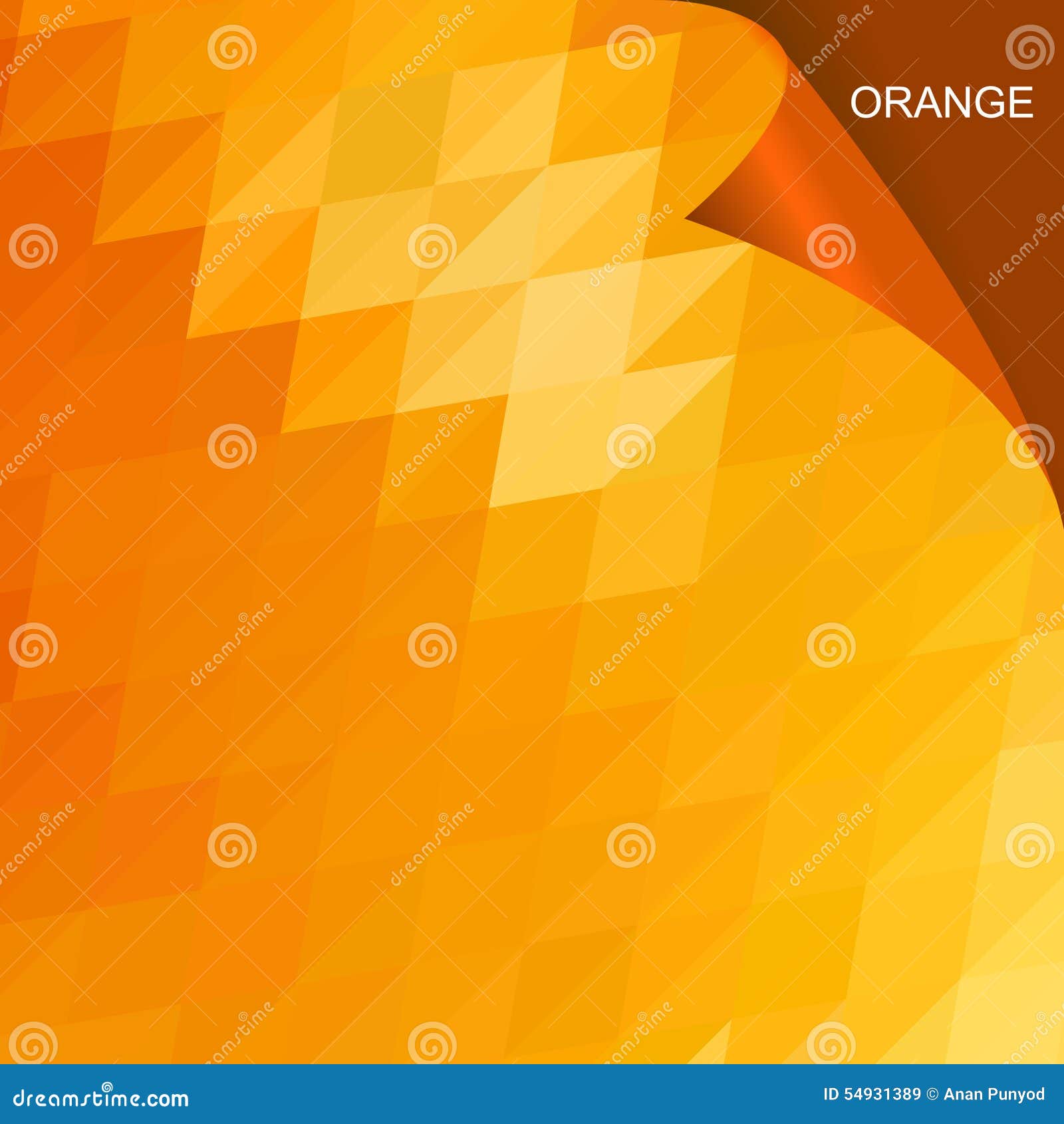 Abstract Orange Triangle Low Poly Background Vector Design Stock Vector - Illustration of ...