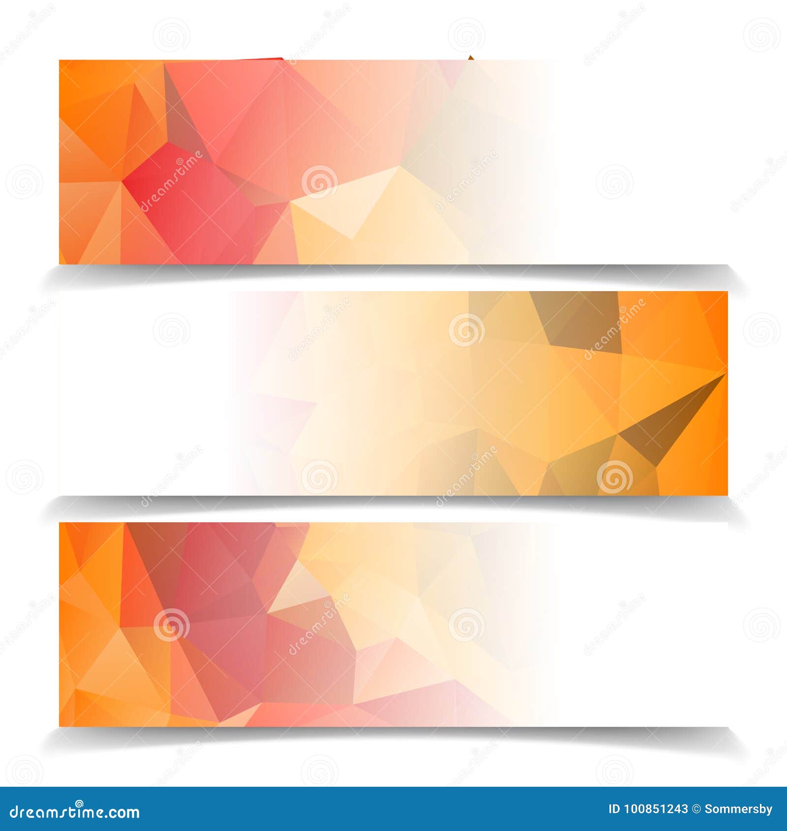Orange Triangular Polygonal Banners Set Stock Vector - Illustration of ... Orange Triangular Polygonal Banners Set Stock Vector - Illustration of ...