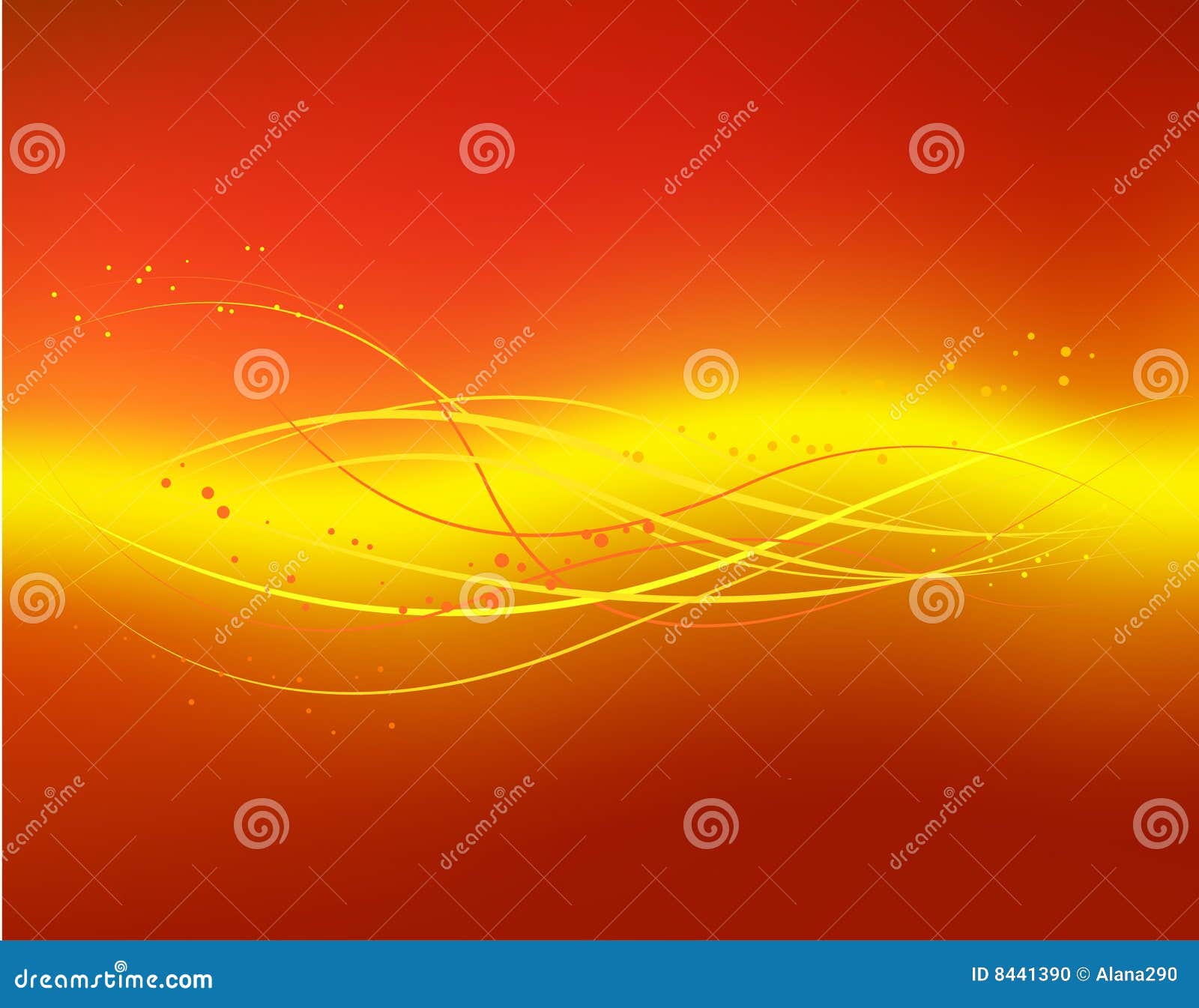 Abstract Orange Wave Background Stock Vector - Illustration of element ...
