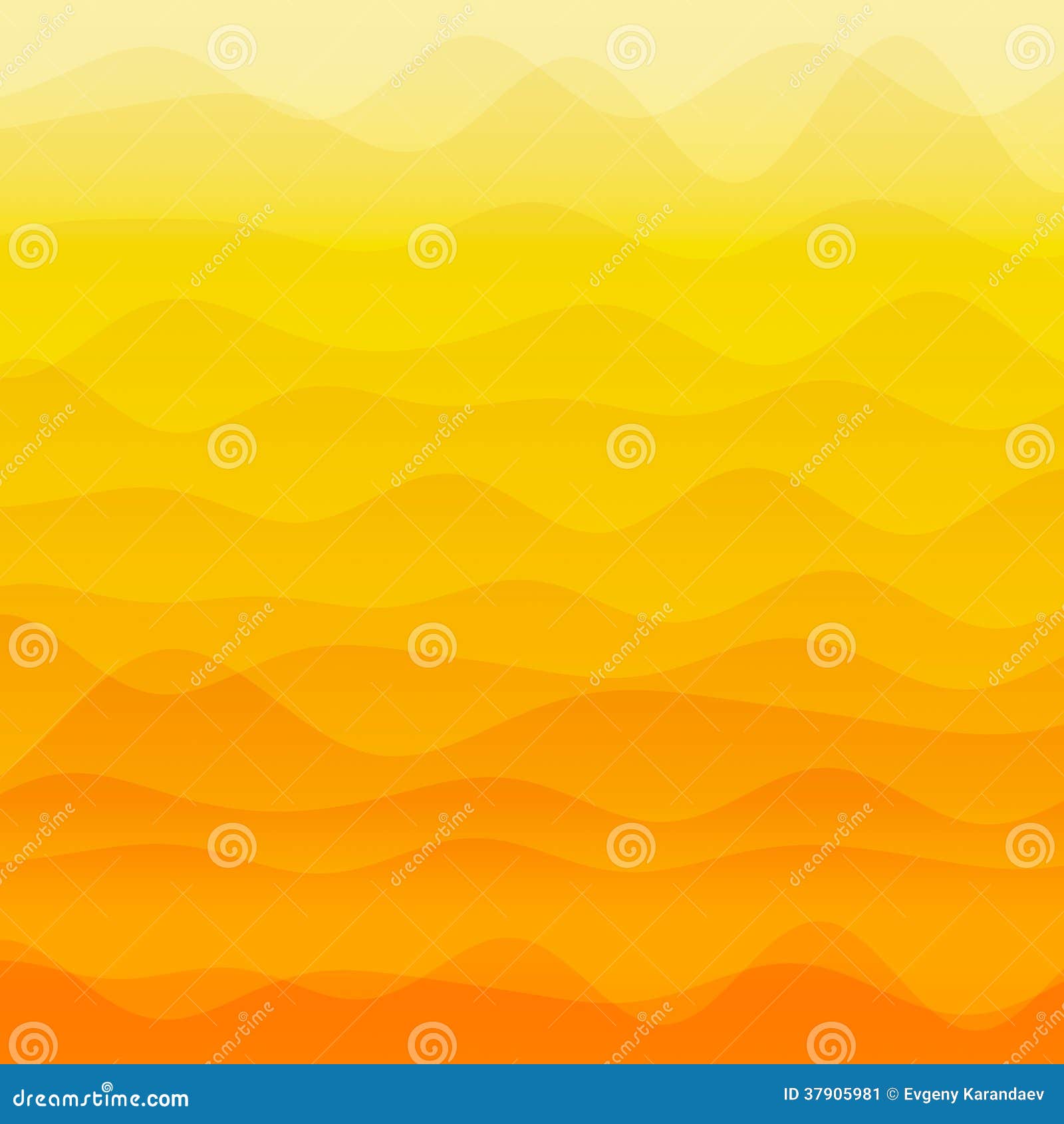 Abstract Orange Wave Background Stock Illustration - Illustration of ...